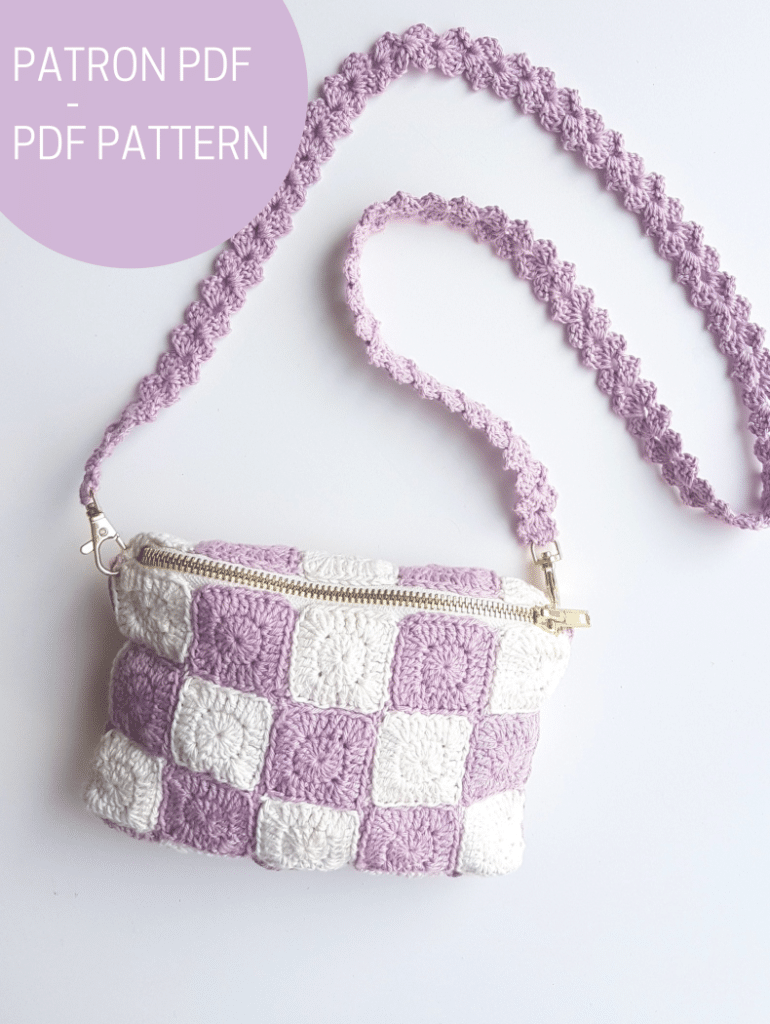 Tuto de la banane en granny squares : un sac banane en crochet