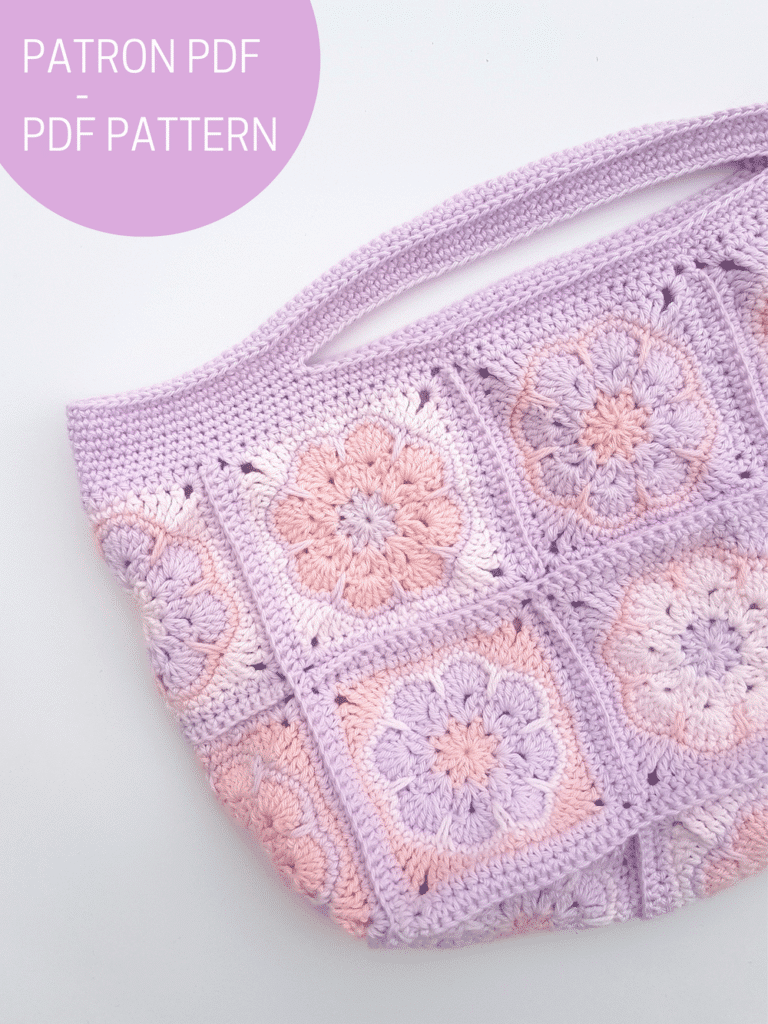 Tuto de la banane en granny squares : un sac banane en crochet
