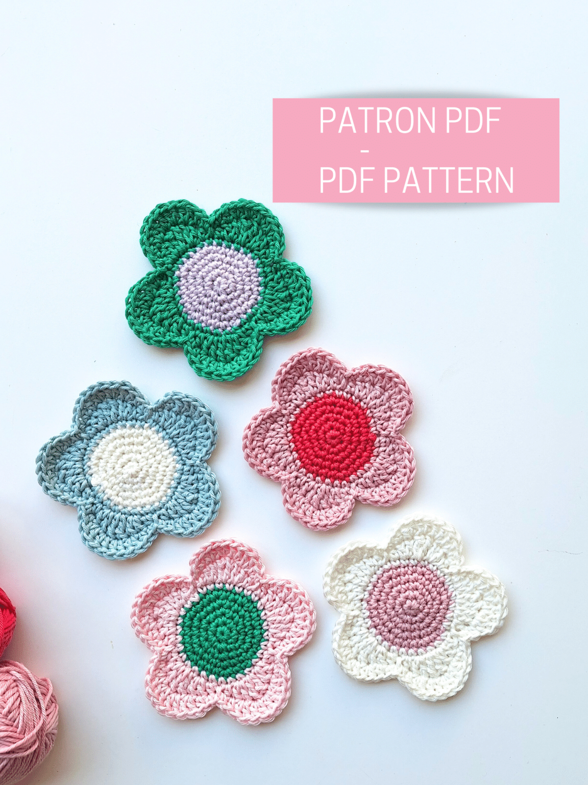 Tuto super facile de la sous-tasse fleur en crochet